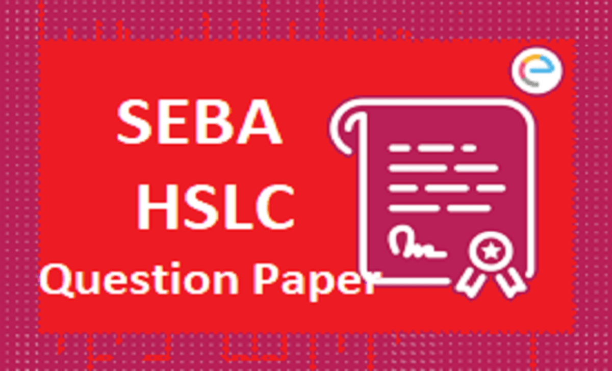 SEBA Question Paper: SEBA HSLC Question Paper 2025, Assam 10th Model ... SEBA Question Paper: SEBA HSLC Question Paper 2025, Assam 10th Model ...